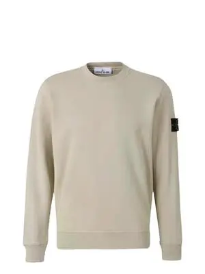 Stone Island Badge Sweatshirt Grey