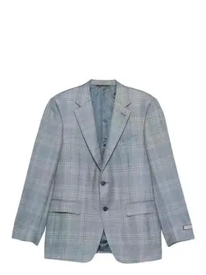 Canali Logo-label Blazer - Blue