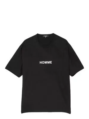 Comme Des Garçons Logo-print T-shirt - Black