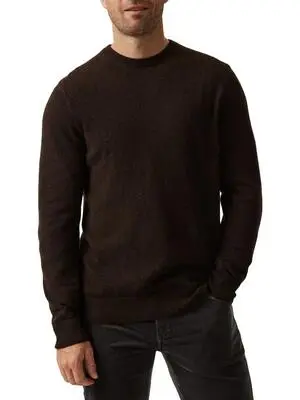 34 Heritage Cashmere Blend Crewneck Sweater Brown
