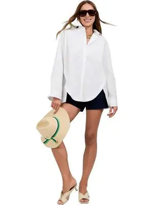 Trina Turk Olona Swing Top - White