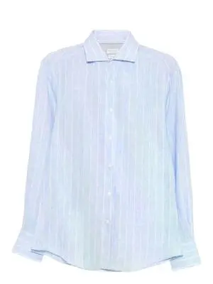 Brunello Cucinelli Striped Shirt - Blue
