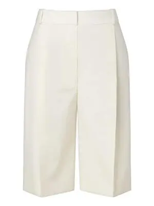 RÓHE Virgin Wool Bermuda Shorts - White