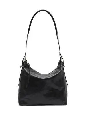 LEMAIRE Small Belted Leather Shoulder Bag - Brown