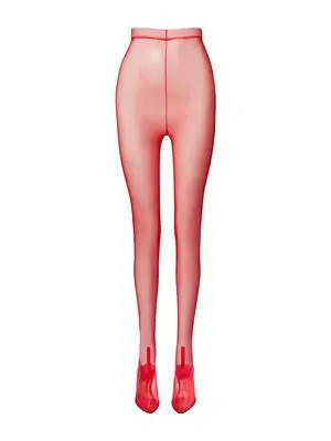 HERBERT LEVINE Sheer Perfection Over-the-knee Boots - Red
