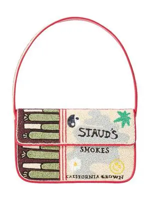 Staud Tommy Beaded Shoulder Bag - California Grown