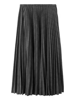 MANGO Pleated Maxi Skirt