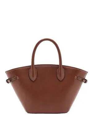 Mango Small Crossbody Bag - Leather