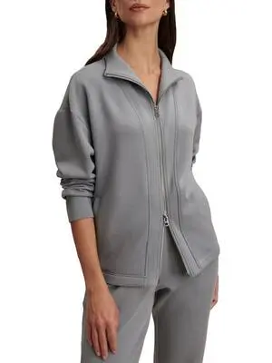 Varley Arlene Zip-up Fleece Jacket - Wind Blue
