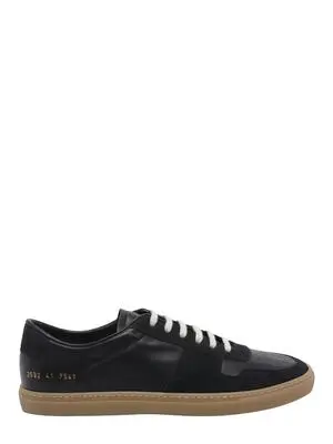 COMMON PROJECTS Bball Leather And Suede Sneakers - Black