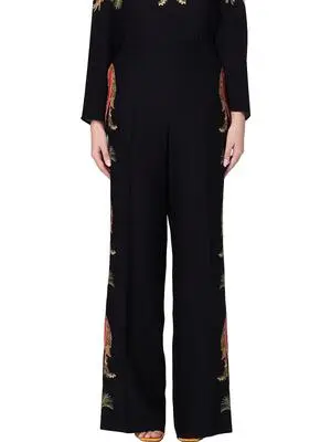 ETRO Etro Wide Leg Trousers With Embellished Side Detail