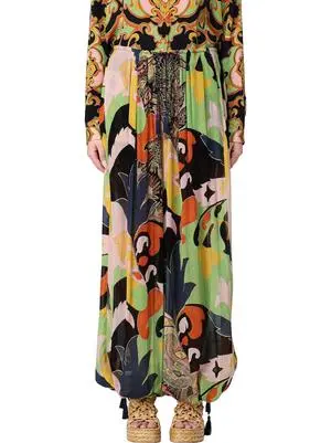 Etro Wide Leg Pants - Multicolor