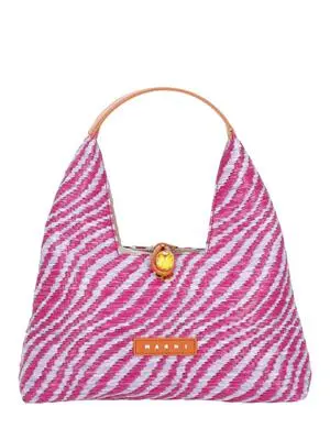 Marni Woven Handbag - Fuchsia