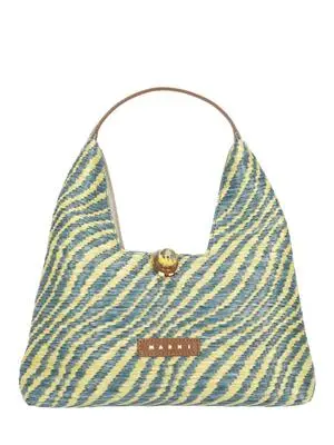 Marni Woven Handbag - Green