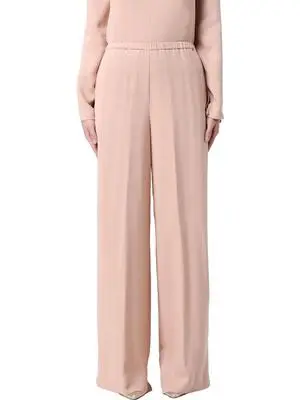 Liviana Conti Nolan Palazzo Trousers In Viscose Blend - Pink