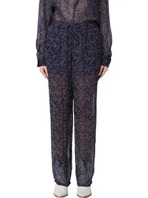 Isabel Marant Étoile Printed Wide Leg Pants - Blue