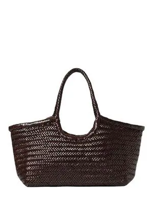 Dragon Diffusion Woven Shoulder Bag - Brown