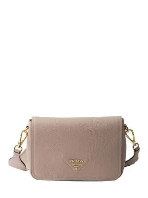 Prada Leather Shoulder Bag - Pink