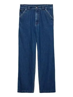 Prada Relaxed-fit Denim Pants - Blue