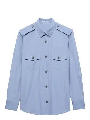 Prada Cotton Poplin Shirt - Blue