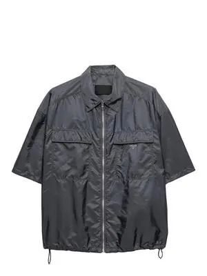 Prada Short-sleeved Light Re-nylon Shirt - Grey