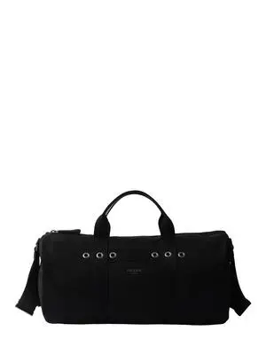 Prada Canvas Duffel Bag - Black