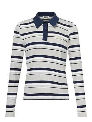 4TH & RECKLESS Liliana Striped Rugby Top - Multi