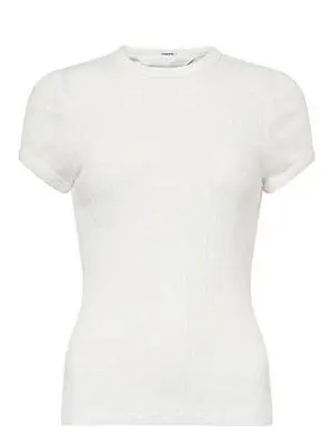MOTHER The Itty Bitty Ringer Cotton T-shirt - Fluff