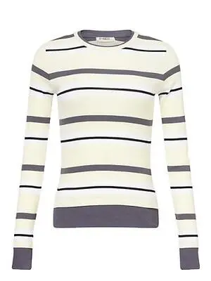4TH & RECKLESS Striped Logo-embroidered Cotton T-shirt - Multi