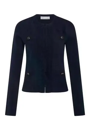 Rebecca Vallance Ryne Ruffled Cardigan - Blue