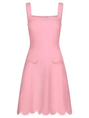 Oscar De La Renta Sleeveless Mini Dress - Pink