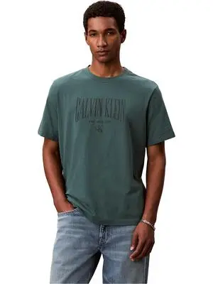 Calvin Klein Heritage Classic Relaxed T-shirt - Vineyard