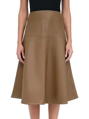 MARCELLA Lexi A-line Skirt - Latte