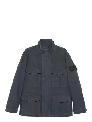 Stone Island Ghost Compass-badge Jacket - Blue