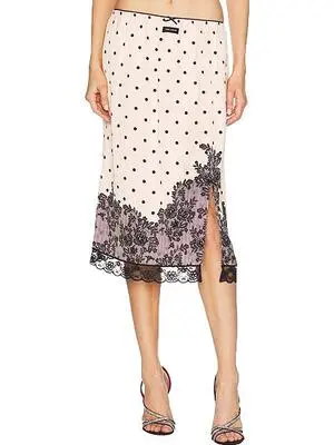 Marc Jacobs Trompe L'oeil Dots Skirt Blush Multi