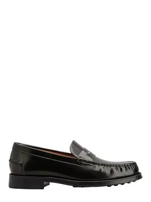 TOD'S Leather Loafers - Black