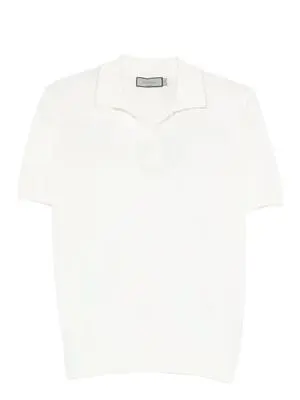 Canali Polo-collar Shirt - Neutrals