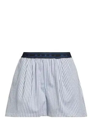 Marni Striped Jersey Shorts - Blue