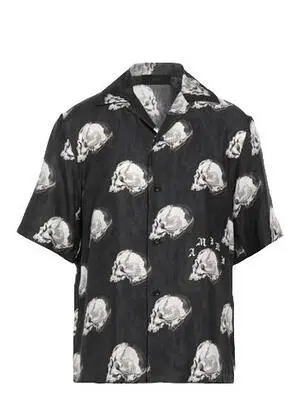 Amiri Shirt Size Silk - Black