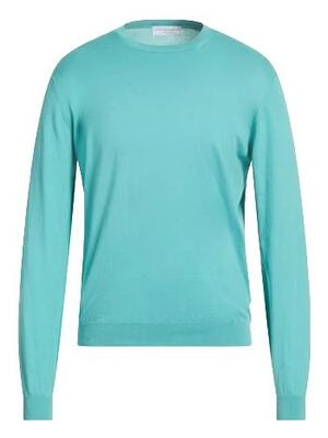 FILIPPO DE LAURENTIIS Sweater Size Cotton - Turquoise