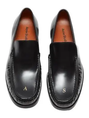 Acne Studios Leather Loafers - Black