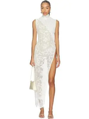 YELLOW THE LABEL Greta Lace Tunic Dress - Ivory