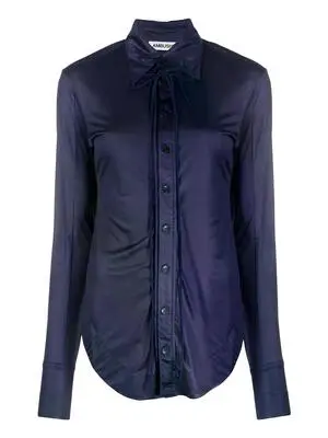 AMBUSH Fitted Long-sleeve Shirt - Blue