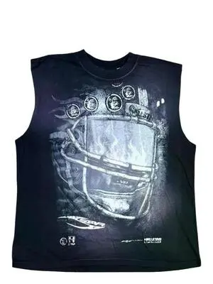 HELLSTAR Helmet-print Tank Top - Black