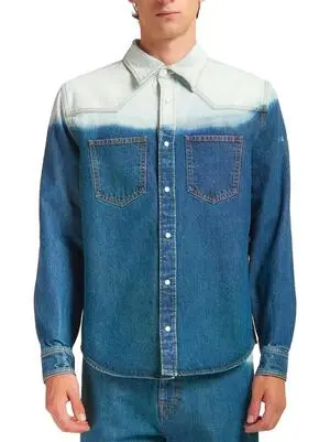 Marni Dip-dye Denim Shirt - Blue