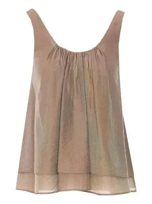 ELE Draped-detail Top - Neutrals