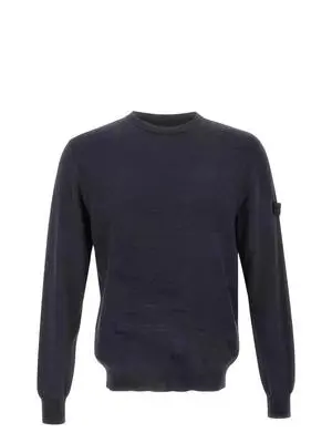 Peuterey Crew-neck Sweatshirt With Logo Patch - Blue