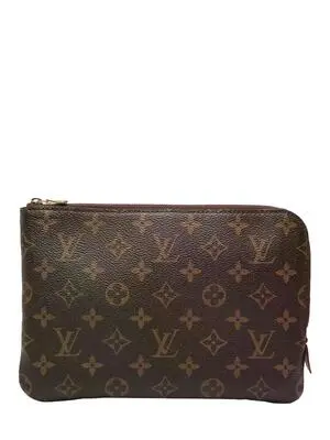 LOUIS VUITTON Louis Vuitton 2018 Monogram Etui Voyageur PM Brown