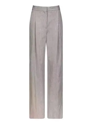 Loulou De Saison Hamet Pleated Trousers - Grey