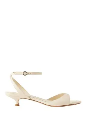 AeydĒ Zelia Leather Sandals - Neutrals